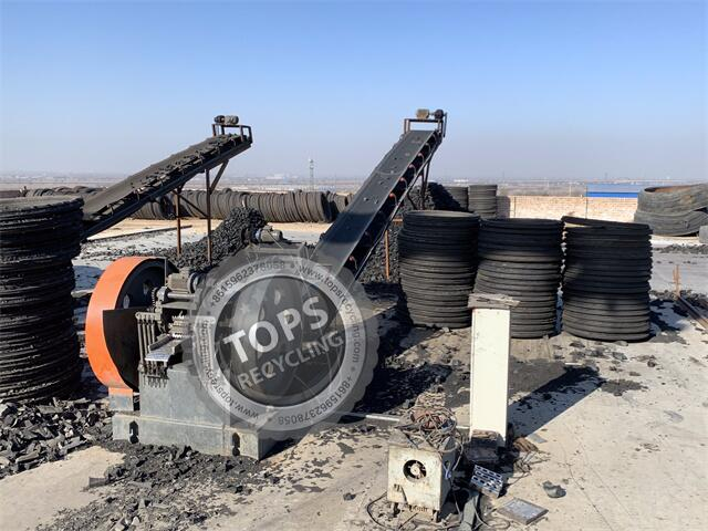 Waste OTR Tyre Block Cutter - Buy High efficient OTR Tyre Rubber Block ...