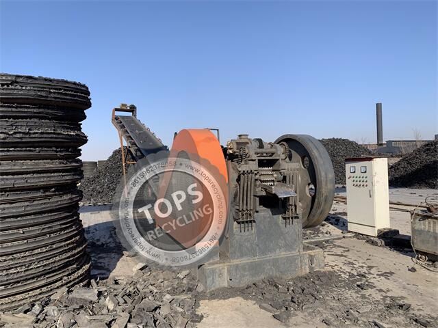 Waste OTR Tyre Block Cutter - Buy High efficient OTR Tyre Rubber Block ...